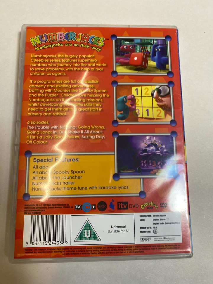 Numberjacks Numberjacks Are On Their Way (2007) - DVD UK Excellent ...