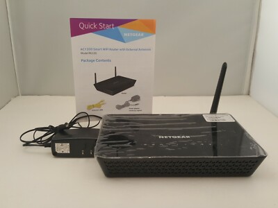 NETGEAR AC1200 Smart WiFi Dual Band Router w Ext Antennas & 4 LAN Ports ...
