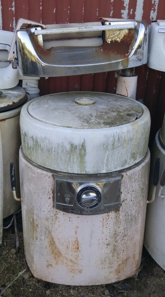 Collection Of 29 Antique Wringer Washing Machines Vintage Ringer Washer ...