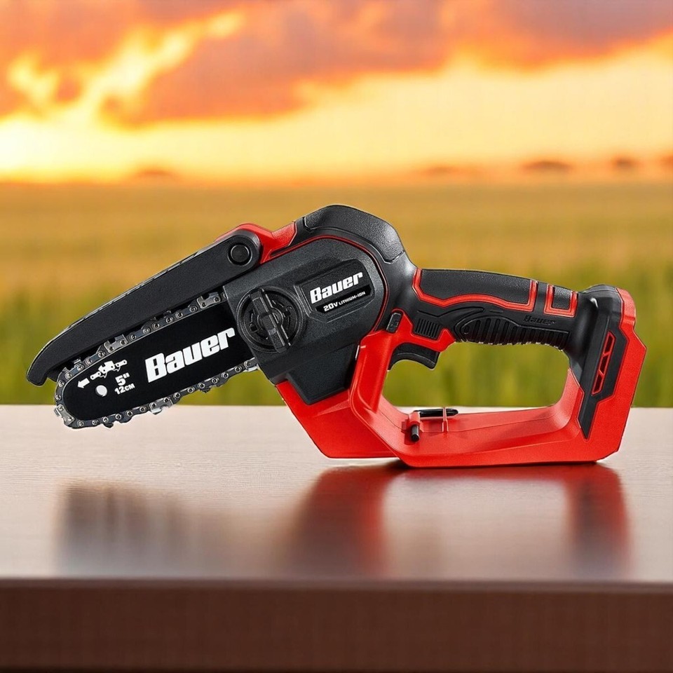 Mini Chainsaw Cordless 20V 5 in. Handheld Chainsaw Pruning Saw (Tool ...