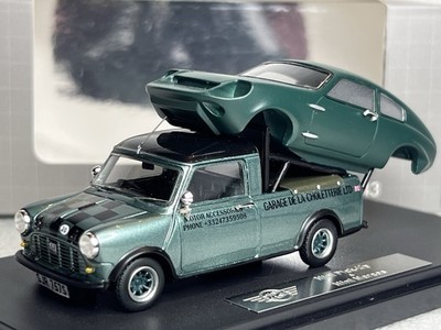 Rare Matrix Mini Mania 1:43 Mini Pick-Up & Mini Marcos Green Metallic ...