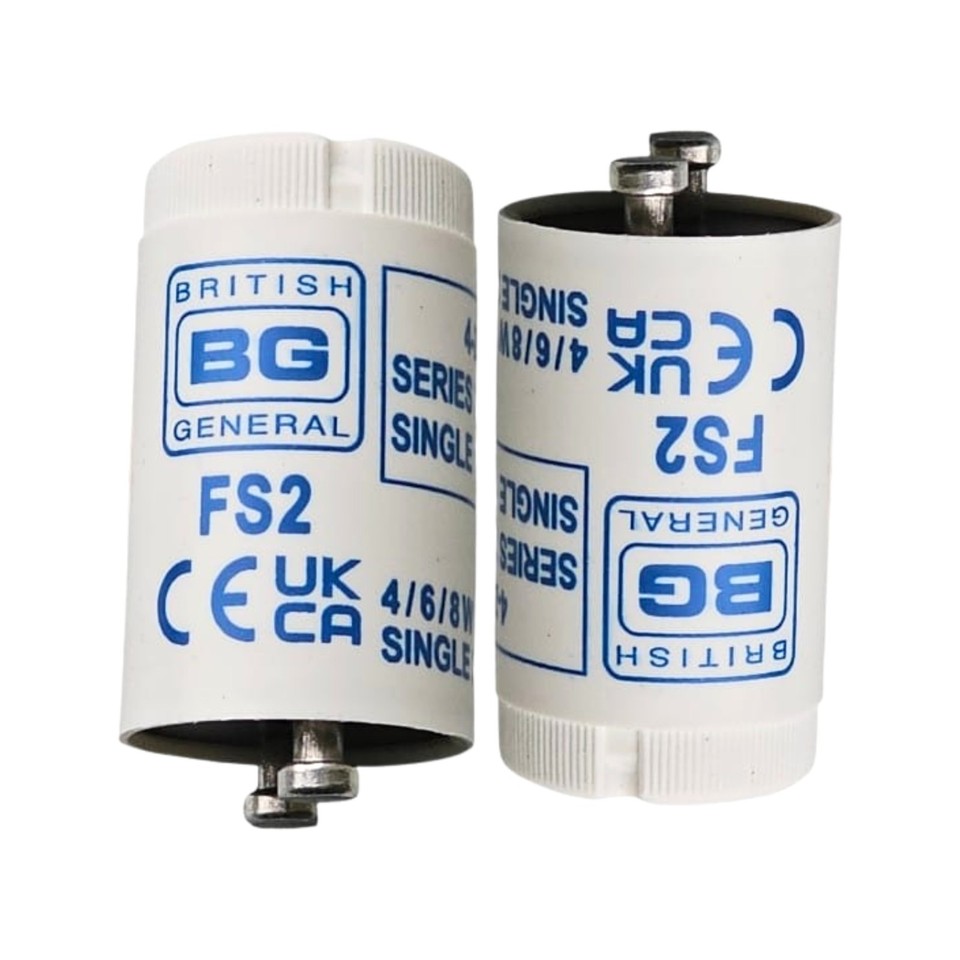 BG Fluorescent Starters FS125 FS2 FSU 4-65W 80W 220-240V British ...