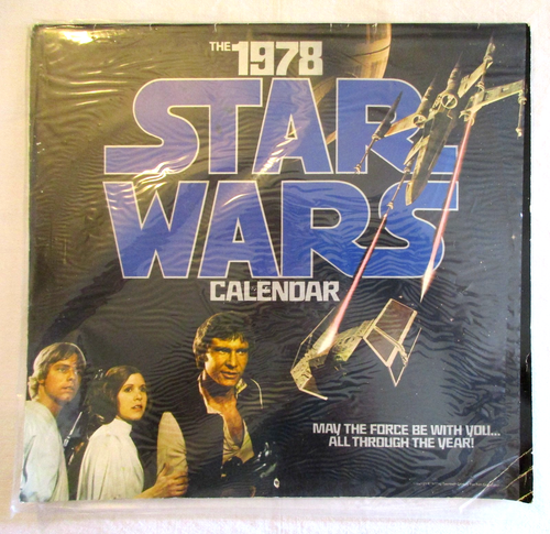 Vintage 1978 Star Wars Original Calendar ~ Ballantine Books ~ in ...