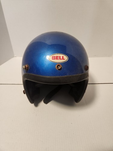 Vintage Bell R-T Motorcycle Helmet Blue Rare | eBay
