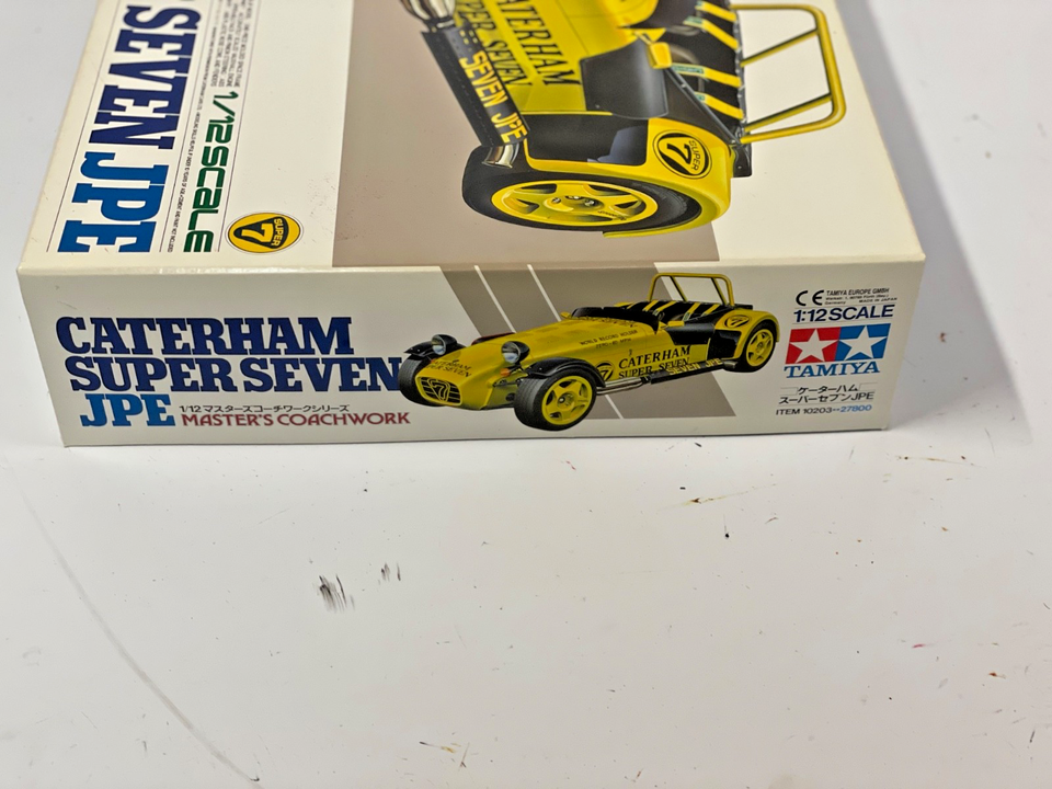 Rare Tamiya 1/12 Master's Coachwork Caterham 'Super Seven JPE' Model ...
