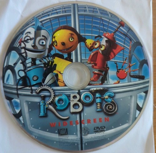 Robots (DVD, 2005, Widescreen) Robin Williams, Ewan McGregor **DISC ...