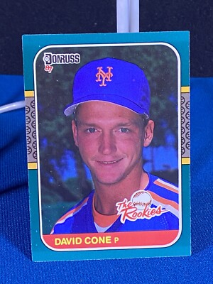 1987 Donruss The Rookies David Cone Baseball Card #35 New York Mets | eBay