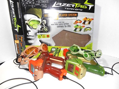 Lazer Tag Team Ops Deluxe 2 Player System Set With Box | eBay