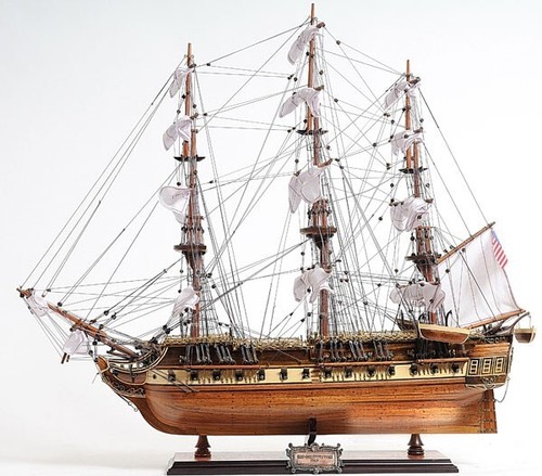 HAND MADE WOODEN USS Constitution Medium | eBay