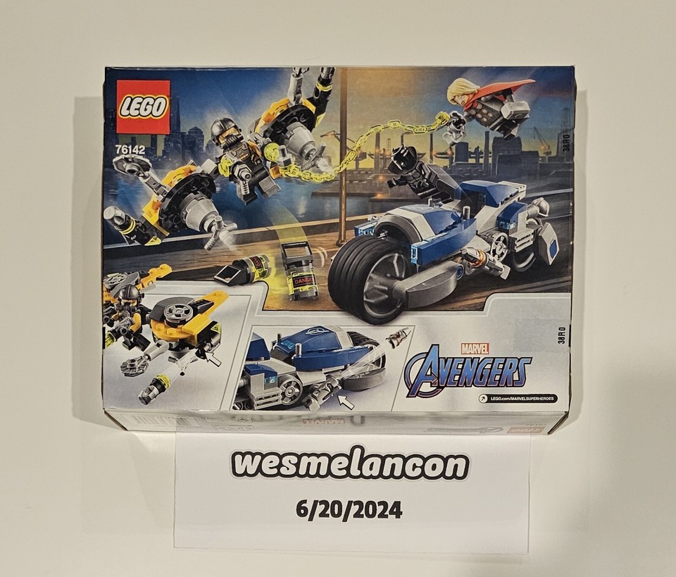 LEGO 76142 Marvel Avengers Speeder Bike Attack - NISB - Retired ...