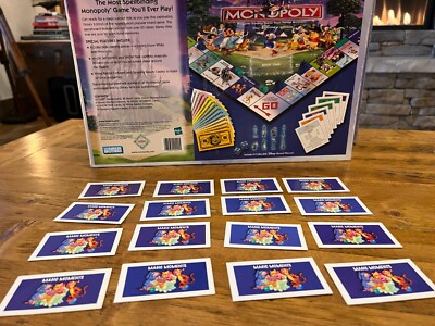 Monopoly Disney Edition 2001 Replacement Pieces - 16 Magic Moments Card ...