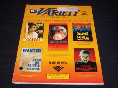 1994 FEBRUARY 25 DAILY VARIETY MAGAZINE - TRANSATLANTIC AT AFM COVER ...