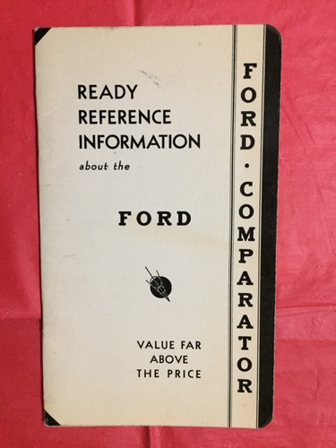 1935 FORD COMPARATOR vs DODGE CHEVY PLYMOUTH BUICK +" Car Dealer Sales ...