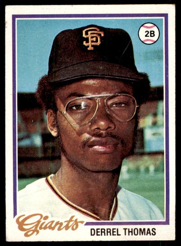 1978 TOPPS DERREL THOMAS SAN FRANCISCO GIANTS #194 (102) | eBay
