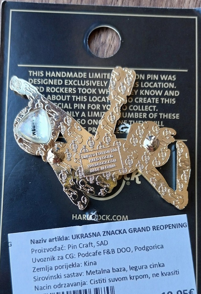 HARD ROCK CAFE PODGORICA GRAND RE-OPENING GIRL GUITAR 2023 PIN | eBay