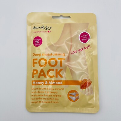 Derma V10 Foot Peel Sock Mask Baby Soft Feet Removes Dead Skin Foot ...