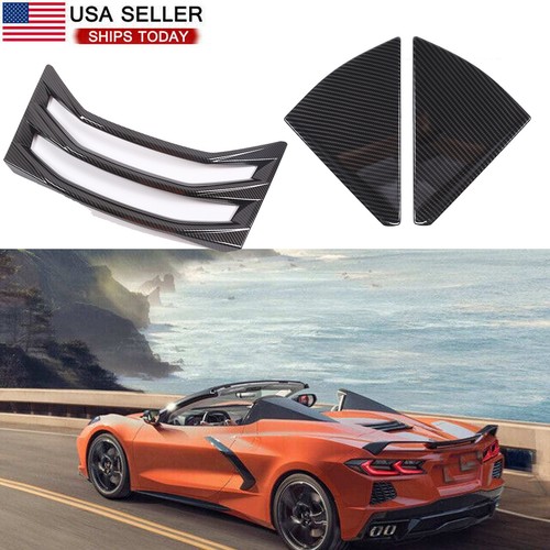 Rear+Side Window Louvers Windshield Vent Cover For C8 Corvette ...