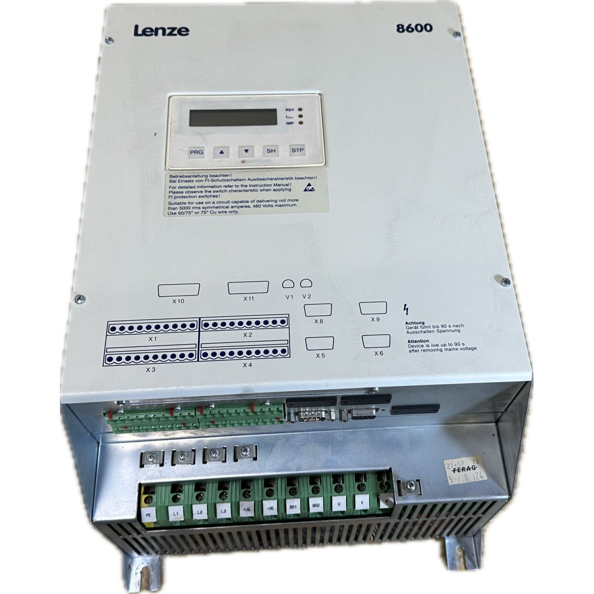 DJ453 Frequenzumrichter Lenze 8607_E 33.8607 E.5D.60 0-480Hz | eBay.de