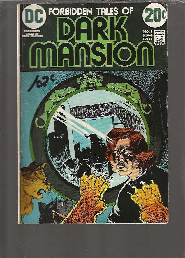 FORBIDDEN TALES OF THE DARK MANSION 8 - VG - BRONZE AGE DC HORROR ...