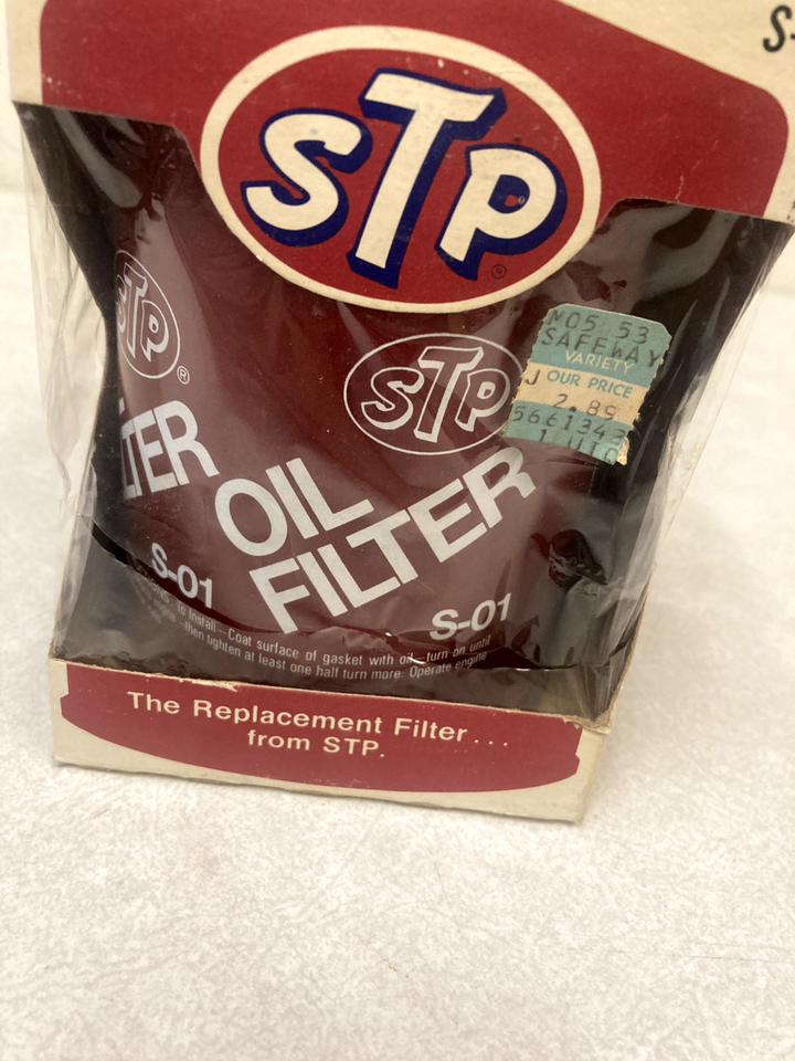 STP Oil Filter S-01 vintage | eBay