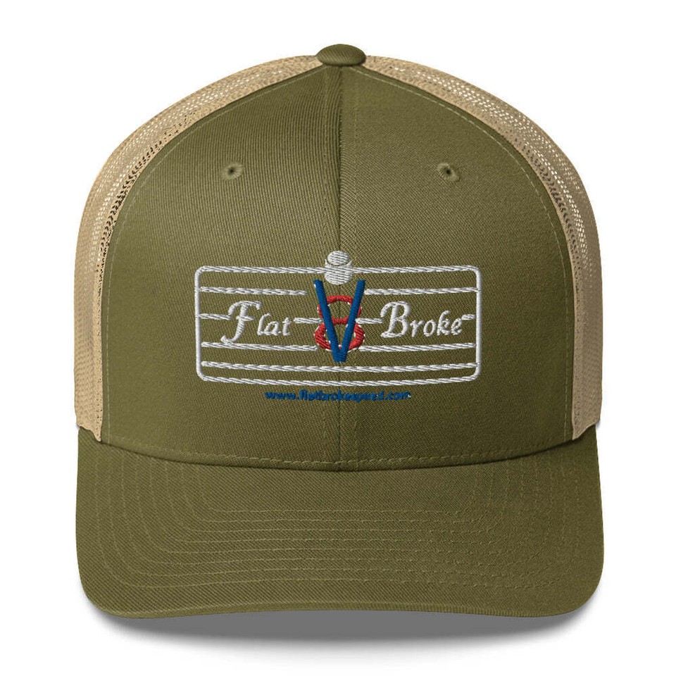 Trucker Cap - Flat Broke Ford Flathead V8 | eBay