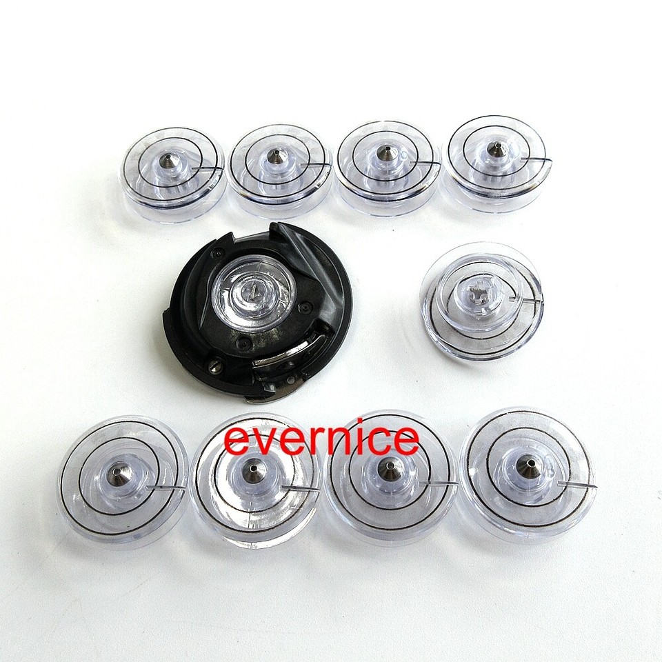 Bobbin Case+10 Bobbins 383913-002 For Singer 6234 6235 6250 6251 6267 ...