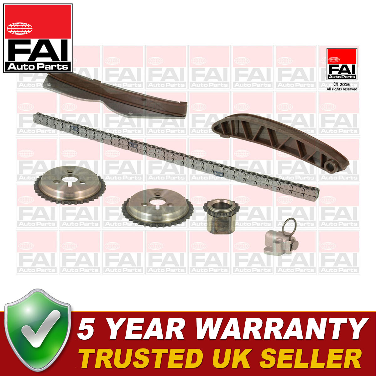 FAI Timing Chain Kit Fits Chevrolet Spark 2010- Aveo 2008- 1.0 1.2 #2 ...