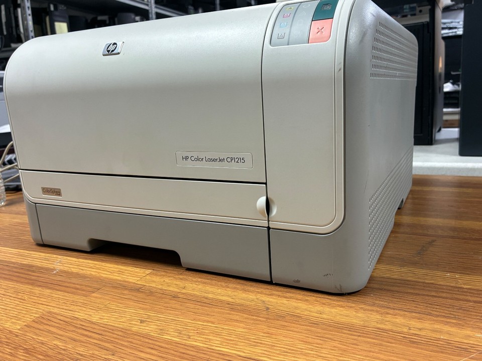 HP Color LaserJet CP1215 Laser Printer W/OEM Toners - VERY Low Usage | eBay