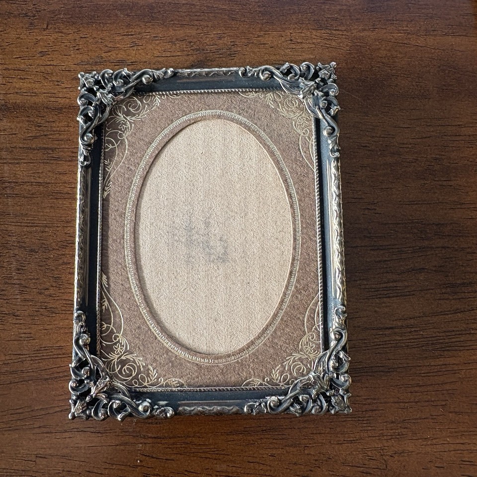 Vintage Assorted Lot of 6 Small Picture Frames & Mini Decor, Metal ...
