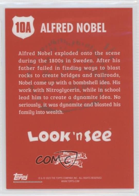 2023 X Ermsy Entertainment Blend Look 'N See Alfred Nobel (Newly-Dead ...