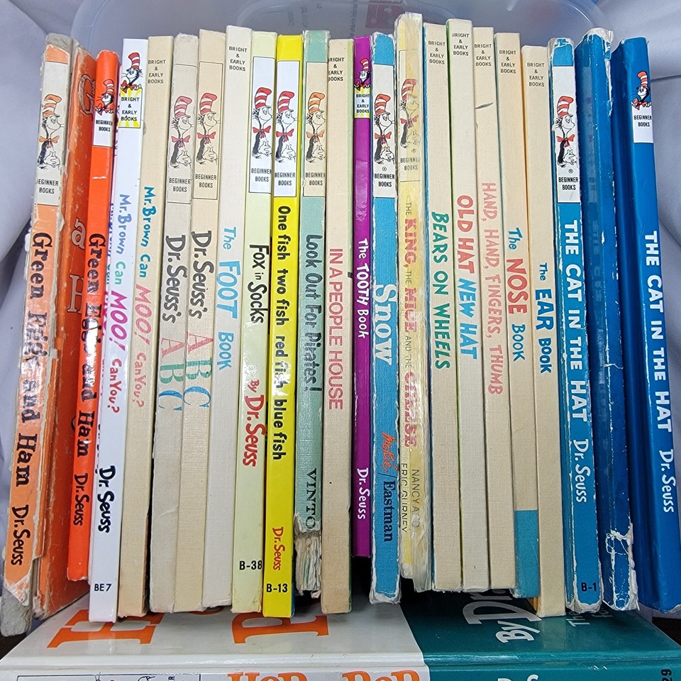 Lot of 28 Dr Seuss Beginner Books Bright & Early Children Hardcover ...