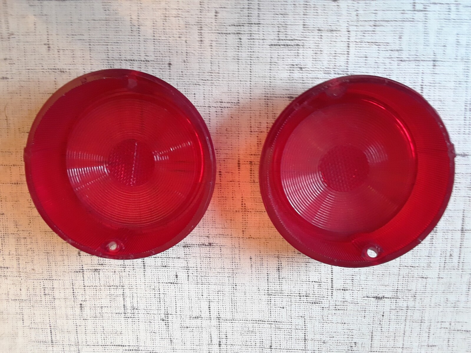1955-1956 Pontiac Chieftain NOS Tail Light Lenses Pair #355 #356 ...