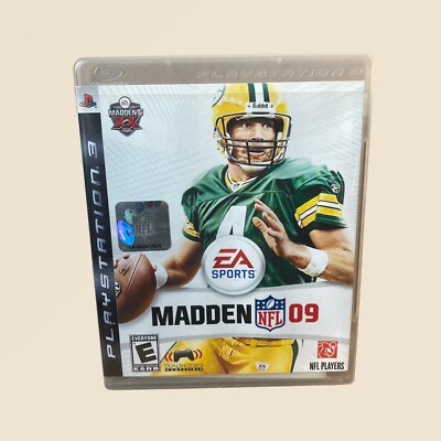 Madden NFL 09 (PS3 PlayStation 3, 2008) Complete w/ Manual CIB Farve ...