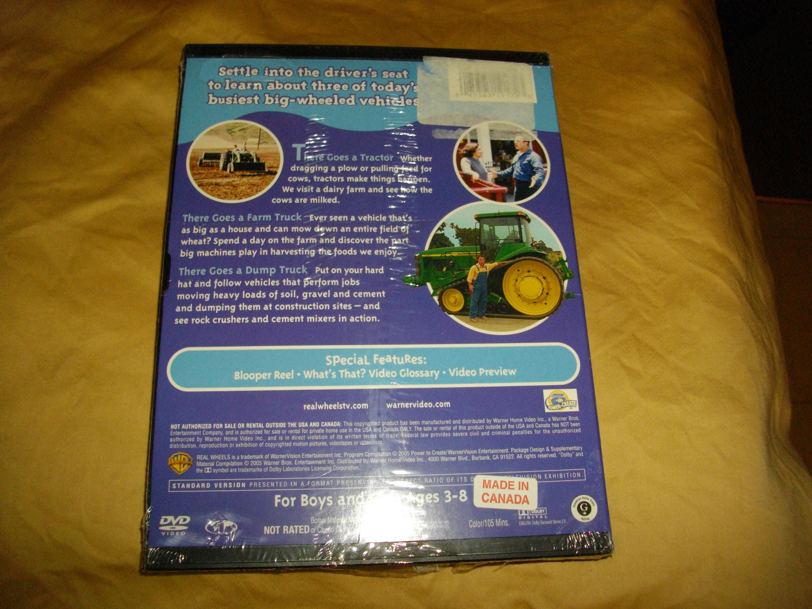Real Wheels: Tractor Adventures (DVD, 2005) sealed region 1 85365191723 ...