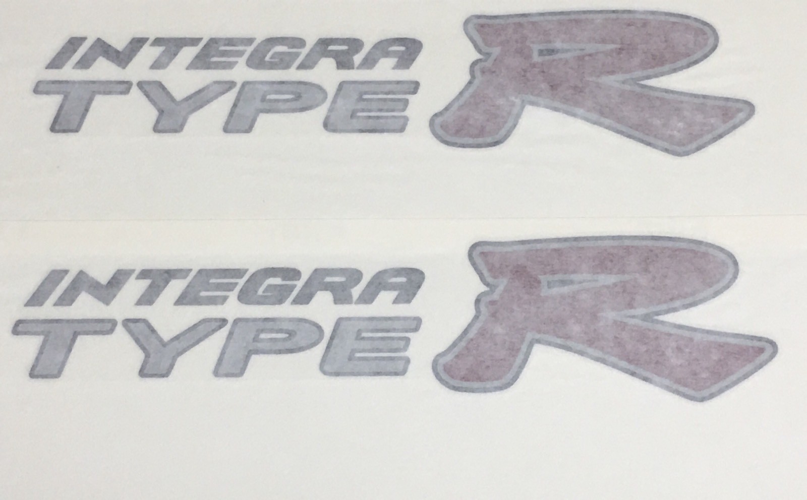 Genuine OEM Honda INTEGRA DC5 TYPE R side Decal Black outline PAIR | eBay