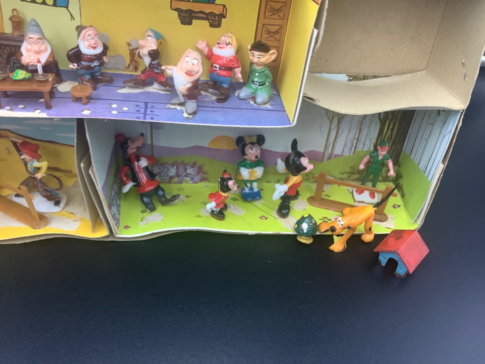 Vintage Rare Walt Disney Productions DisneyKins PlaySets Marx 1st ...