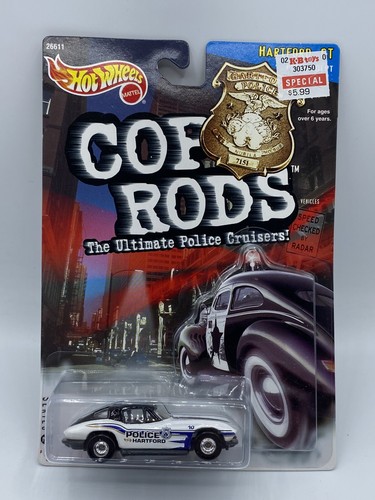 1999 Hot Wheels Cop Rods ‘63 Corvette Hartford Real Riders Collectible ...