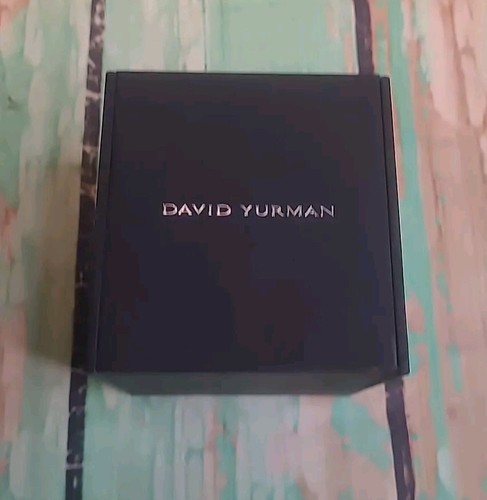 David Yurman Black Leather Empty Padded Jewelry Ring Bracelet Gift Box ...