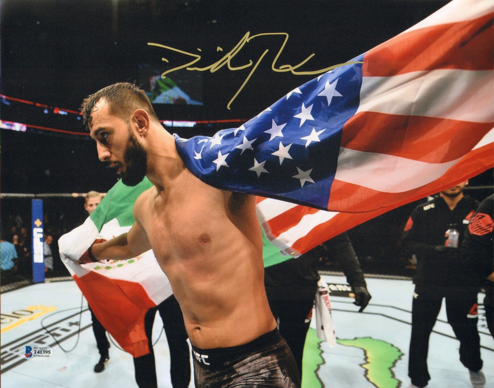 DOMINICK REYES SIGNED AUTO'D 11X14 PHOTO BAS COA UFC 229 218 247 LFA ...