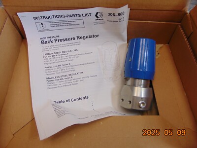 GRACO 206819 BACK PRESSURE REGULATOR 3000 PSI 206-819 | eBay