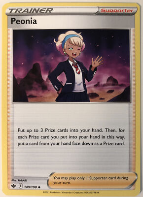 Pokemon Chilling Reign Peonia 149/198 NM/M | eBay