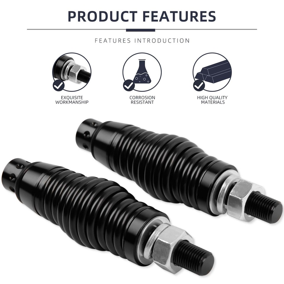 2 LED Spiral Whip Light Spring Base Mount Quick Release Antenna Kit ATV ...