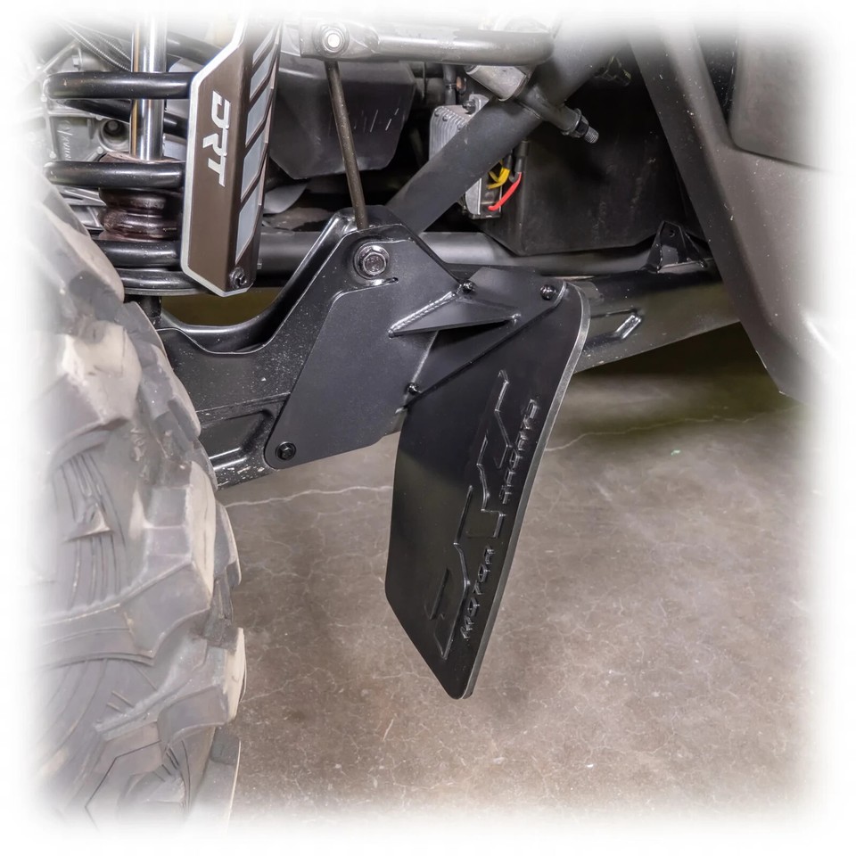 DRT Billet Aluminum Extended Rear Mud Rock Flap Guards Guard CAN AM ...