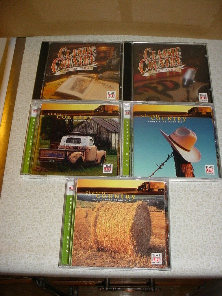 7 CD TIME LIFE MUSIC CLASSIC COUNTRY GOLDEN 50s 1950-1959 HANK WILLIAMS ...