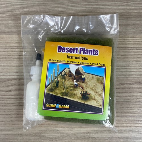 DESERT PLANTS INSTRUCTIONS SCALE MODELLING FLOCK BASING MATERIALS SCENE ...