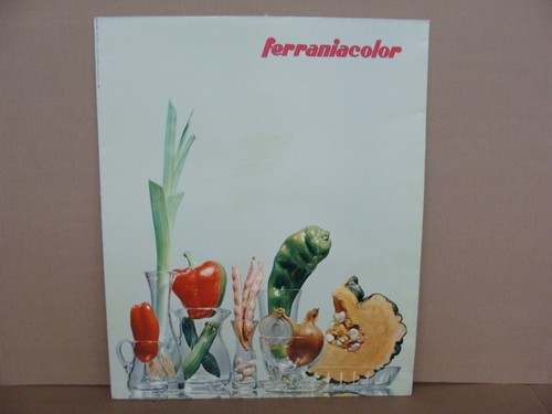 FERRANIA FILM COLOR CARTELLO PUBBLICITARIO PROMO OLD SIGN EPOCA MADE IN ...