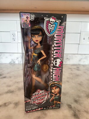 Monster High Doll Cleo De Nile Frights Camera Action Mattel Doll | eBay