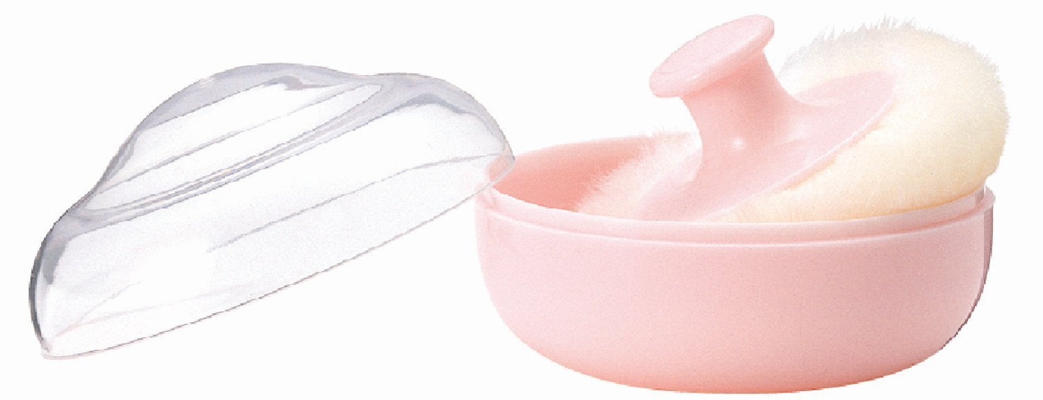 PIGEON Baby Powder Case with Puff Pink New Japan | eBay