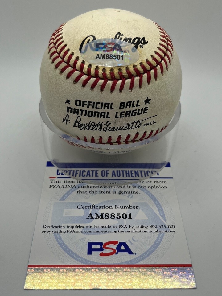 Sandy Alomar Jr Padres Indians Signed Autograph OMLB Baseball PSA DNA ...
