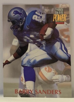 Barry Sanders 1992 Pro Set Power # 20 | eBay